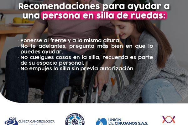 Recomendaciones para ayudar a una persona en silla de ruedas ...